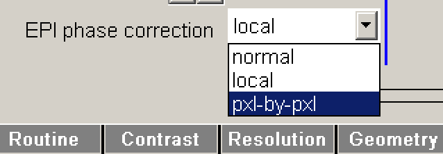 EPI phase correction algorithms – layer fMRI blog